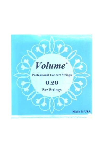 Volume Uzun Sap Saz Teli 0.20 Concert Serisi - Profesyonel Konser Teli Volume Uzun Sap Saz Teli 0.20 Concert Serisi - Profesyonel Konser Teli