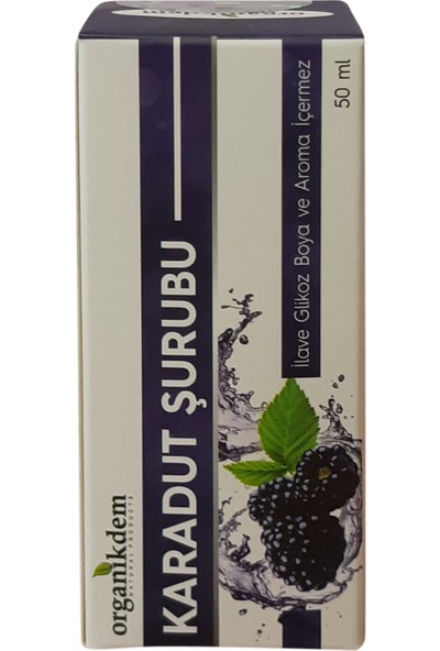 Organikdem Karadut Şurubu 50 ml