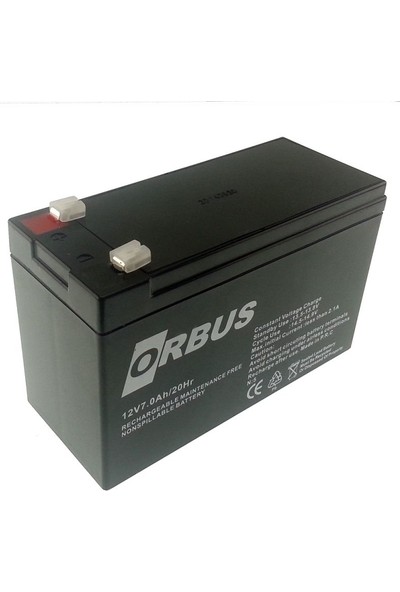 Orbus 12V 7Ah Kuru Akü