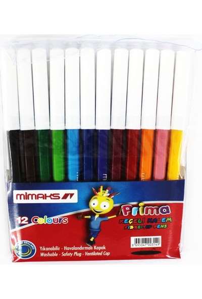 Mimaks Keçeli Kalem 12'Li