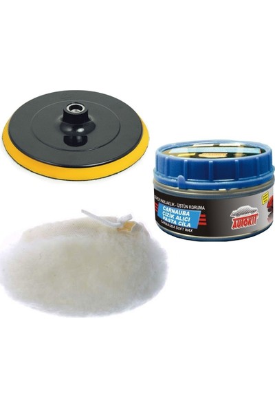 Depolife Oto Araç Kaporta Tampon Cizik Giderici ve Pasta Cila Uygulama Seti (Disk Avuç Taşlama Takılan Cırt Taban) Depolife Oto Araç Kaporta Tampon Cizik Giderici ve Pasta Cila Uygulama Seti (Disk Avuç Taşlama Takılan Cırt Taban)