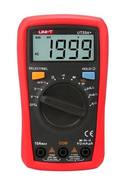 Unı-T UT33A+ 600V Dijital Multimetre Unı-T UT33A+ 600V Dijital Multimetre