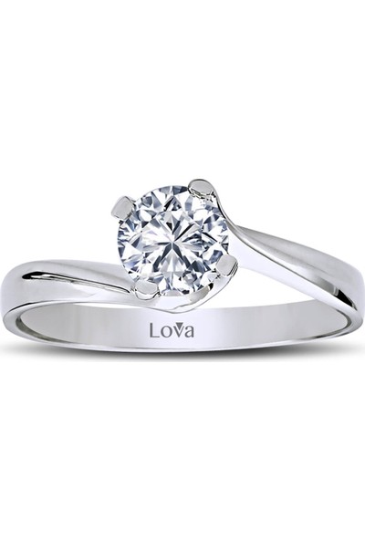 Lova G Renk 0,50 Karat Pırlanta Tektaş Yüzük 1010054
