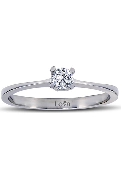 Lova G Renk 0,18 Karat Pırlanta Tektaş Yüzük 1020024