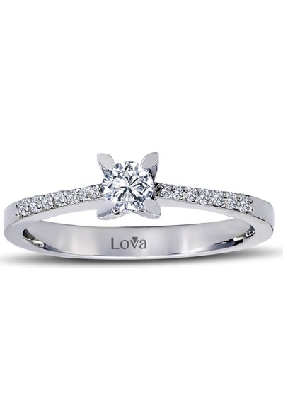 Lova Toplam 0,30 Karat Pırlanta Tektaş Yüzük 1020133