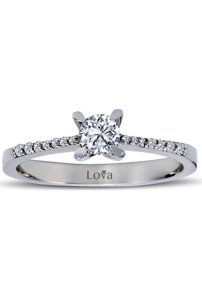 Lova Toplam 0,37 Karat Pırlanta Tektaş Yüzük 1020138