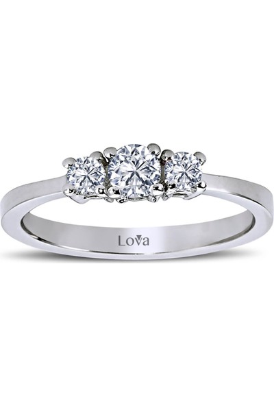 Lova 0,35 Karat Pırlanta Tria Yüzük 1030131 Lova 0,35 Karat Pırlanta Tria Yüzük 1030131