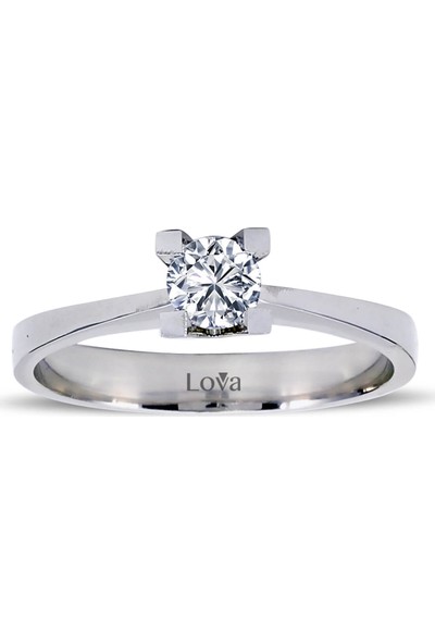 Lova H Renk 0,30 Karat Pırlanta Tektaş Yüzük 1050003