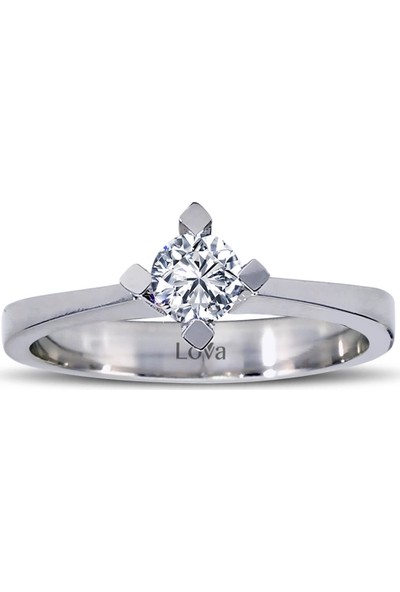 Lova G Renk 0,42 Karat Pırlanta Tektaş Yüzük 1050071