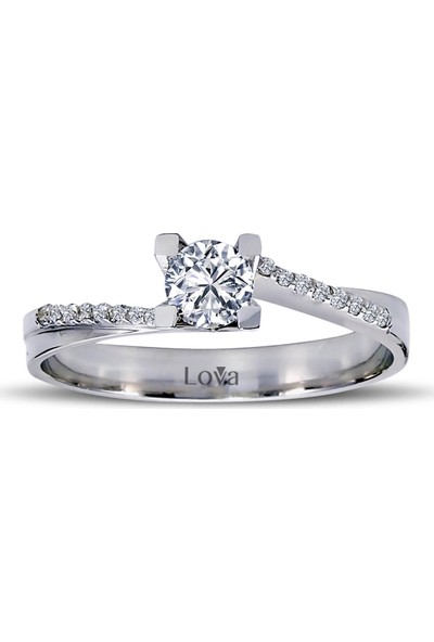 Lova Toplam 0,35 Karat Pırlanta Tektaş Yüzük 1050110