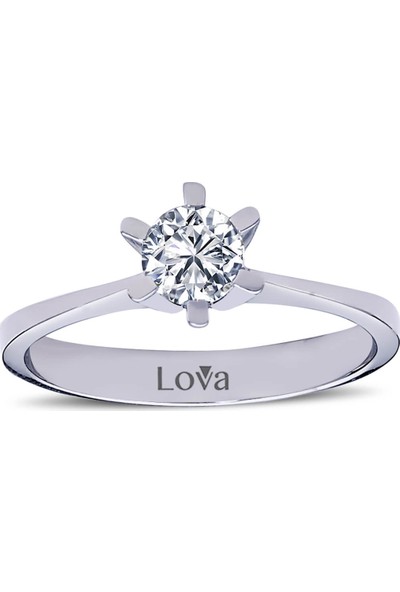 Lova G Renk 0,45 Karat Pırlanta Tektaş Yüzük 1060045