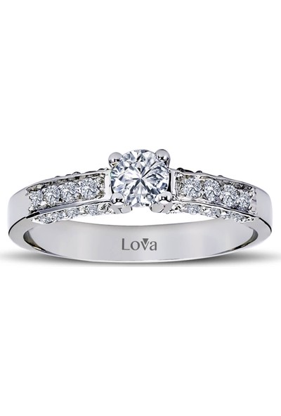 Lova Toplam 0,61 Karat Pırlanta Tektaş Yüzük 1060069