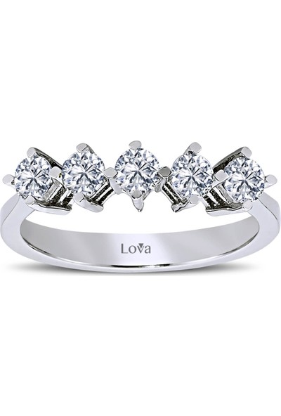 Lova 0,70 Karat Pırlanta Beştaş Yüzük 1060073