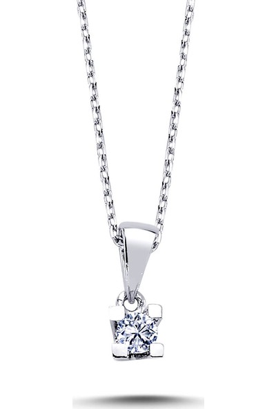 Lova 0,10 Karat Pırlanta Tektaş Kolye 2030017