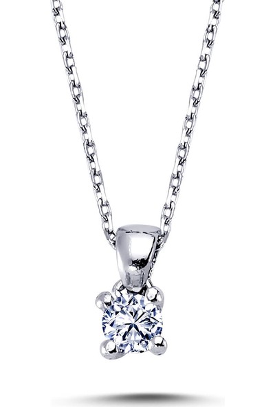 Lova 0,13 Karat Pırlanta Tektaş Kolye 2040008