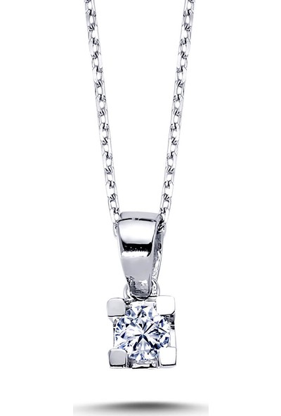 Lova 0,13 Karat Pırlanta Tektaş Kolye 2070002