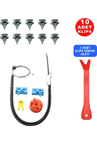 Starklips Set Cam R Ön Renault Laguna 2 2001-2007 + 10 Klips + Klips Sökme Starklips Set Cam R Ön Renault Laguna 2 2001-2007 + 10 Klips + Klips Sökme