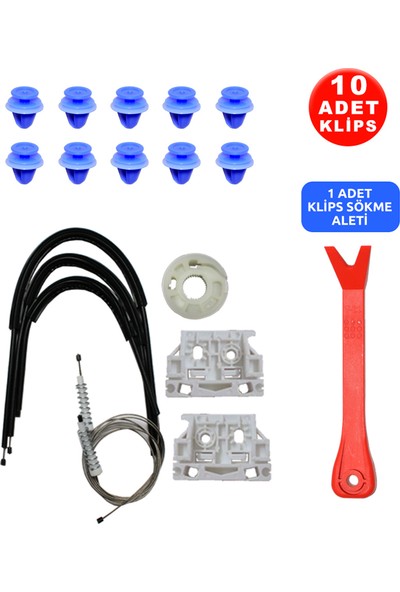 Starklips Set Cam R Ön Citroen C5 2008 Üzeri + 10 Klips + Klips Sökme