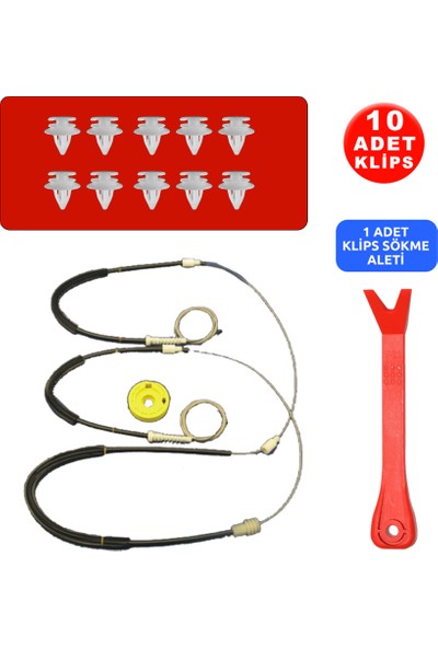 Starklips Set Cam L-R Ön Bmw E39 1998-2001 + 10 Klips + Klips Sökme