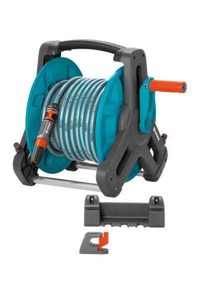 Gardena 8009-20 Duvara Montelı Hortum Arabası Set