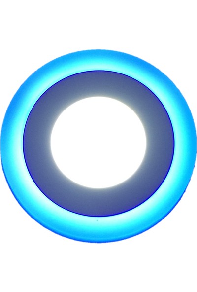 Global 12 Watt 3000k Sarı Işık+ 4 Watt Kenar Şerit Mavi Işık Çift Renkli 3 Fonsiyonlu Sıva Üstü Panel Global 12 Watt 3000k Sarı Işık+ 4 Watt Kenar Şerit Mavi Işık Çift Renkli 3 Fonsiyonlu Sıva Üstü Panel