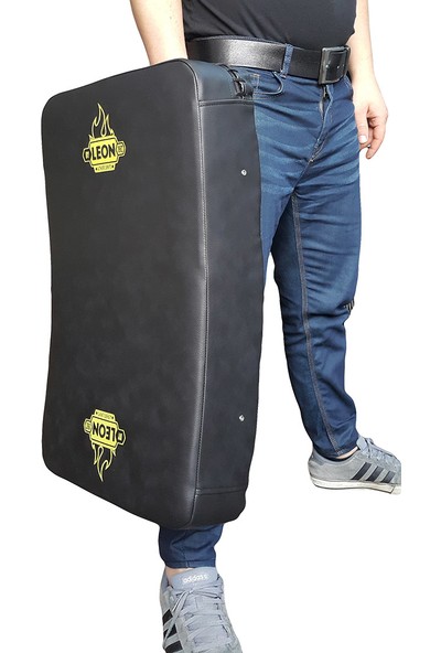 Leon Maxi Darbe Yastığı Kick Boks Lowkick Pads Siyah BYL5013