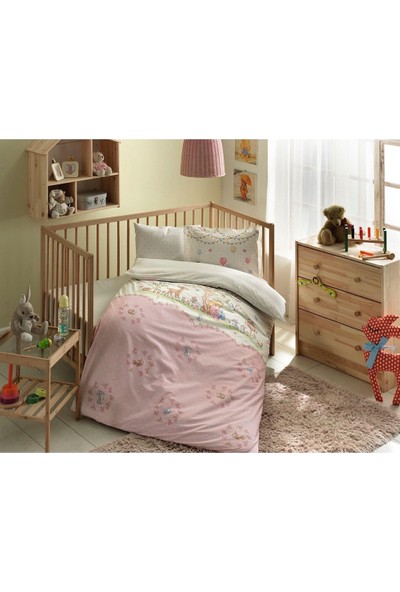 Taç Organik Bio Bebek Nevresim Takımı - Candy Pembe Taç Organik Bio Bebek Nevresim Takımı - Candy Pembe