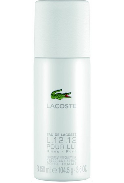 Lacoste L12.12 Blanc Pure Deodorant 150 ml
