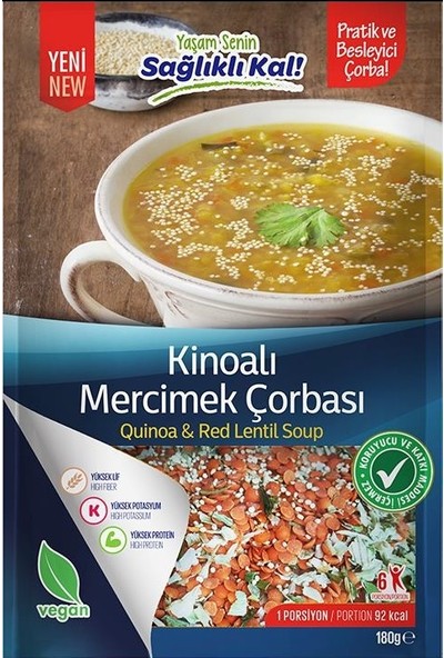 Yayla Pratik Çorba Kinoalı Mercimek Çorbası 180 gr Yayla Pratik Çorba Kinoalı Mercimek Çorbası 180 gr