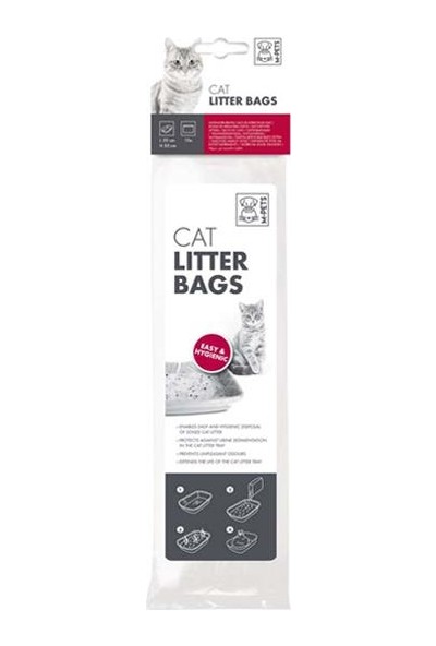 M-Pets Kedi Kum Kabı Poşeti 10lu 30x50cm