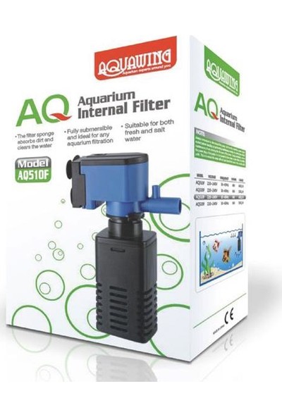 Aquawing AQ510F İç Filtre 4W 400L/H Aquawing AQ510F İç Filtre 4W 400L/H