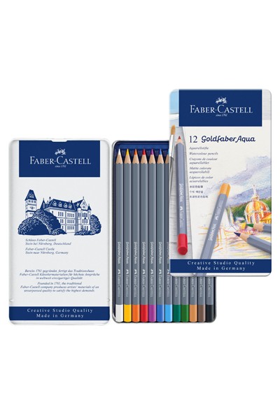 Faber-Castell Goldfaber Aqua Boya Kalemi 12li