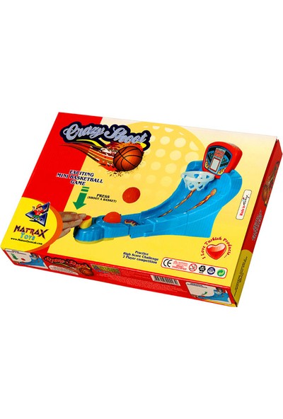 Matrax Oyuncak ÇILGIN ATIŞ Mini Basket Oyunu
