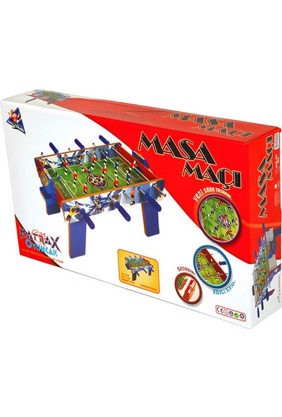 Matrax Oyuncak Ahşap Masa Maçı Oyunu Orta Boy (AYAKLI) Matrax Oyuncak Ahşap Masa Maçı Oyunu Orta Boy (AYAKLI)