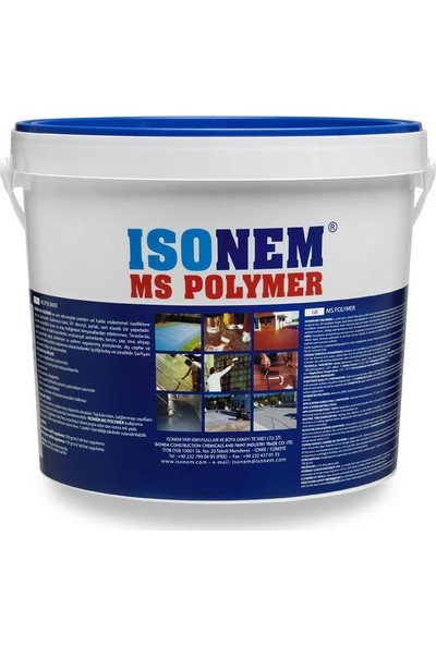 İsonem Ms Polymer Su Yalıtım Boyası 5 Kg İsonem Ms Polymer Su Yalıtım Boyası 5 Kg