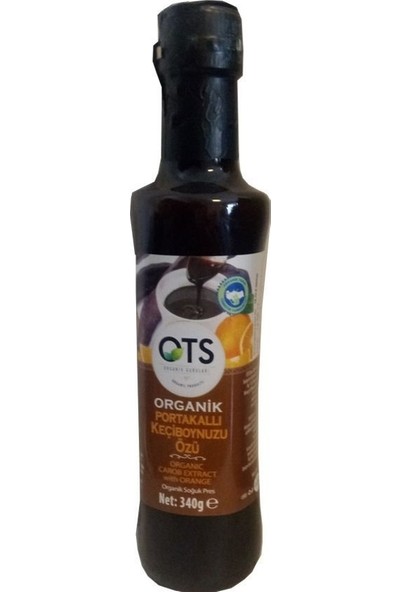 Ots Organik Portakallı Keçiboynuzu Özü (Soğuk Sıkım) 340 gr