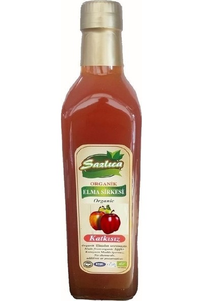 Sazlıca Organik Elma Sirkesi 500 ml