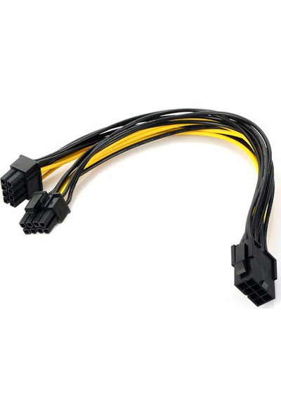 Platoon PLH-047 PCI-E Ekran Kartı Power Kablosu 8 Pin Erkek To 6+2 8 Pin Y Dişi Power Kablo Platoon PLH-047 PCI-E Ekran Kartı Power Kablosu 8 Pin Erkek To 6+2 8 Pin Y Dişi Power Kablo