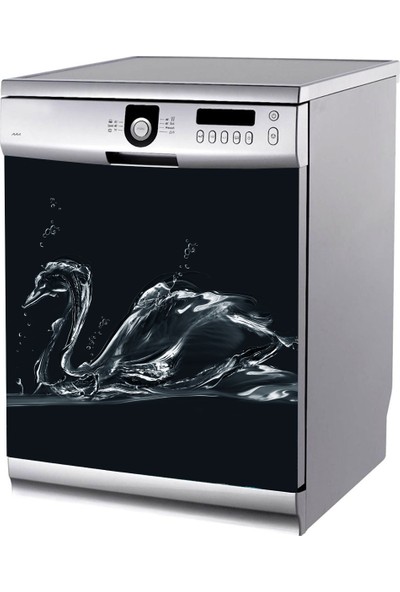 Tilki Dünyası Su Sanatı Bulaşık Makinası Stickerı