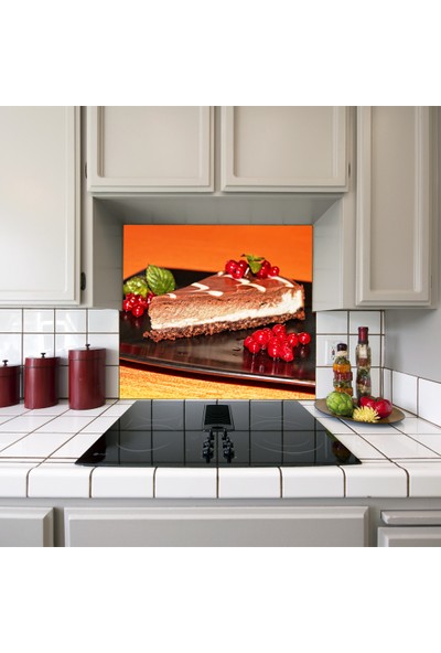 Tilki Dünyası Mutfak Ocağı Arkası Pasta Sticker