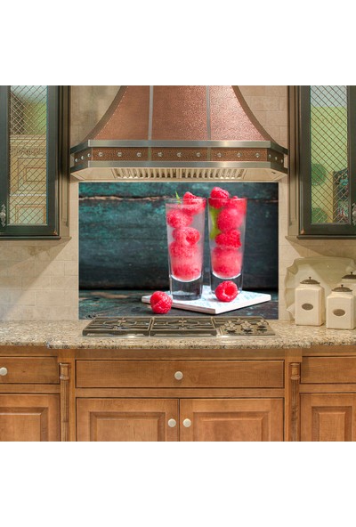 Tilki Dünyası Mutfak Ocağı Arkası Yaz Serinliği Sticker