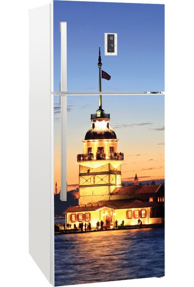 Tilki Dünyası Buzdolabı Kapağı Kaplama Sticker 0053 Tilki Dünyası Buzdolabı Kapağı Kaplama Sticker 0053