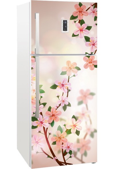 Tilki Dünyası Buzdolabı Kapağı Kaplama Sticker 0096 Tilki Dünyası Buzdolabı Kapağı Kaplama Sticker 0096