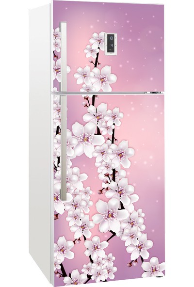 Tilki Dünyası Buzdolabı Kapağı Kaplama Sticker 0103 Tilki Dünyası Buzdolabı Kapağı Kaplama Sticker 0103