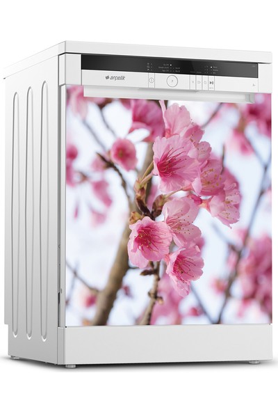 Tilki Dünyası Bulaşık Makinesi Kapak Sticker 0034