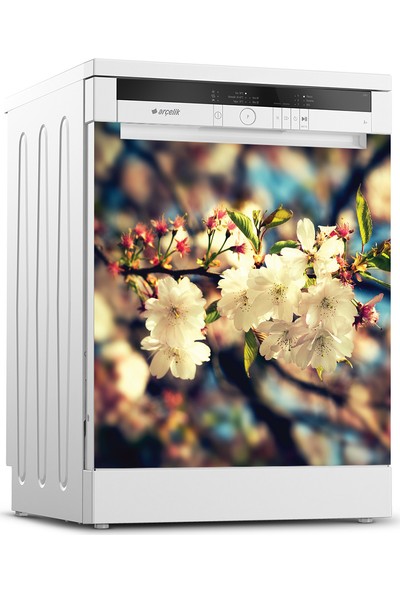 Tilki Dünyası Bulaşık Makinesi Kapak Sticker 0050