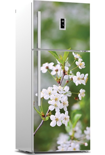 Tilki Dünyası Buzdolabı Kapağı Kaplama Sticker 0122