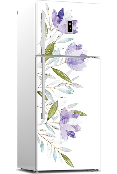 Tilki Dünyası Buzdolabı Kapağı Kaplama Sticker 0126