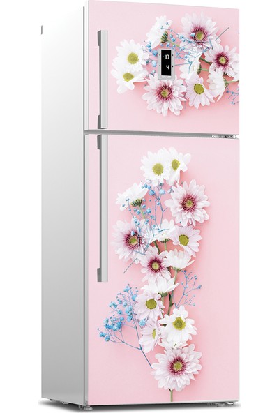 Tilki Dünyası Buzdolabı Kapağı Kaplama Sticker 0134