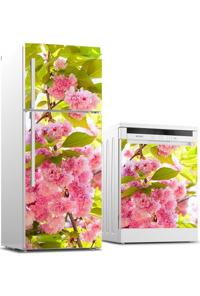 Tilki Dünyası Buzdolabı ve Bulaşık Makinesi Takım Sticker 0077